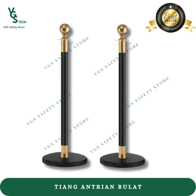 Jual Queue Line Tiang Antrian Pembatas Stainless Standing Barrier ...