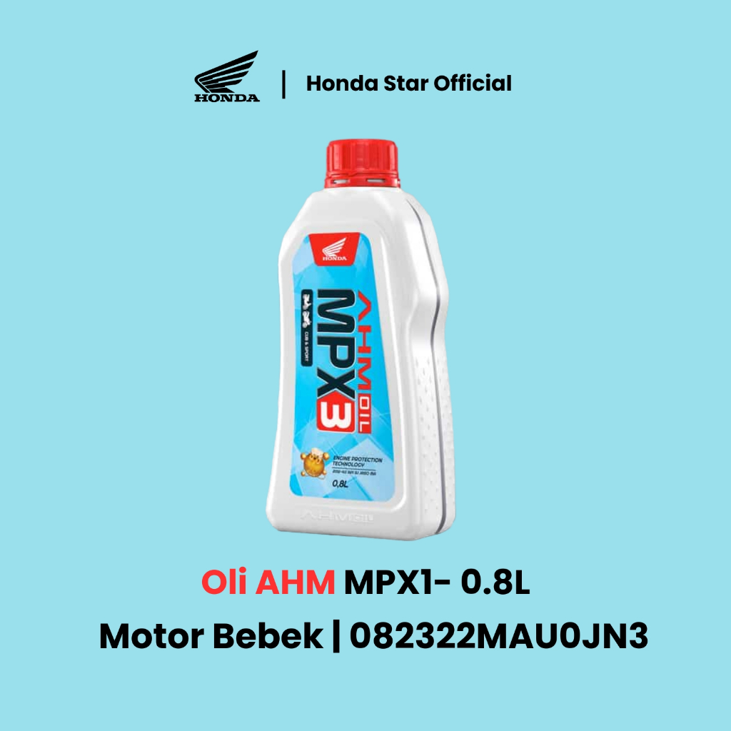 Jual Honda ORI Oil Motor Bebek Oli AHM MPX3 20W40 NIP - 0.8L | Shopee ...