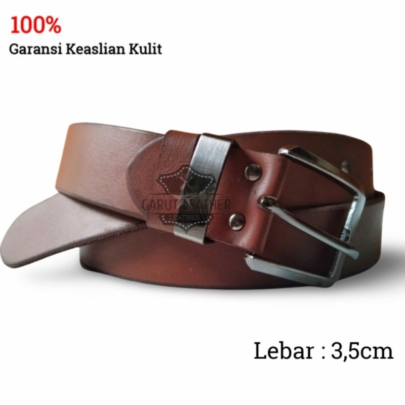 Jual Sabuk/Gesper/Ikat Pinggang Pria Original Kulit Asli Garut | Shopee ...
