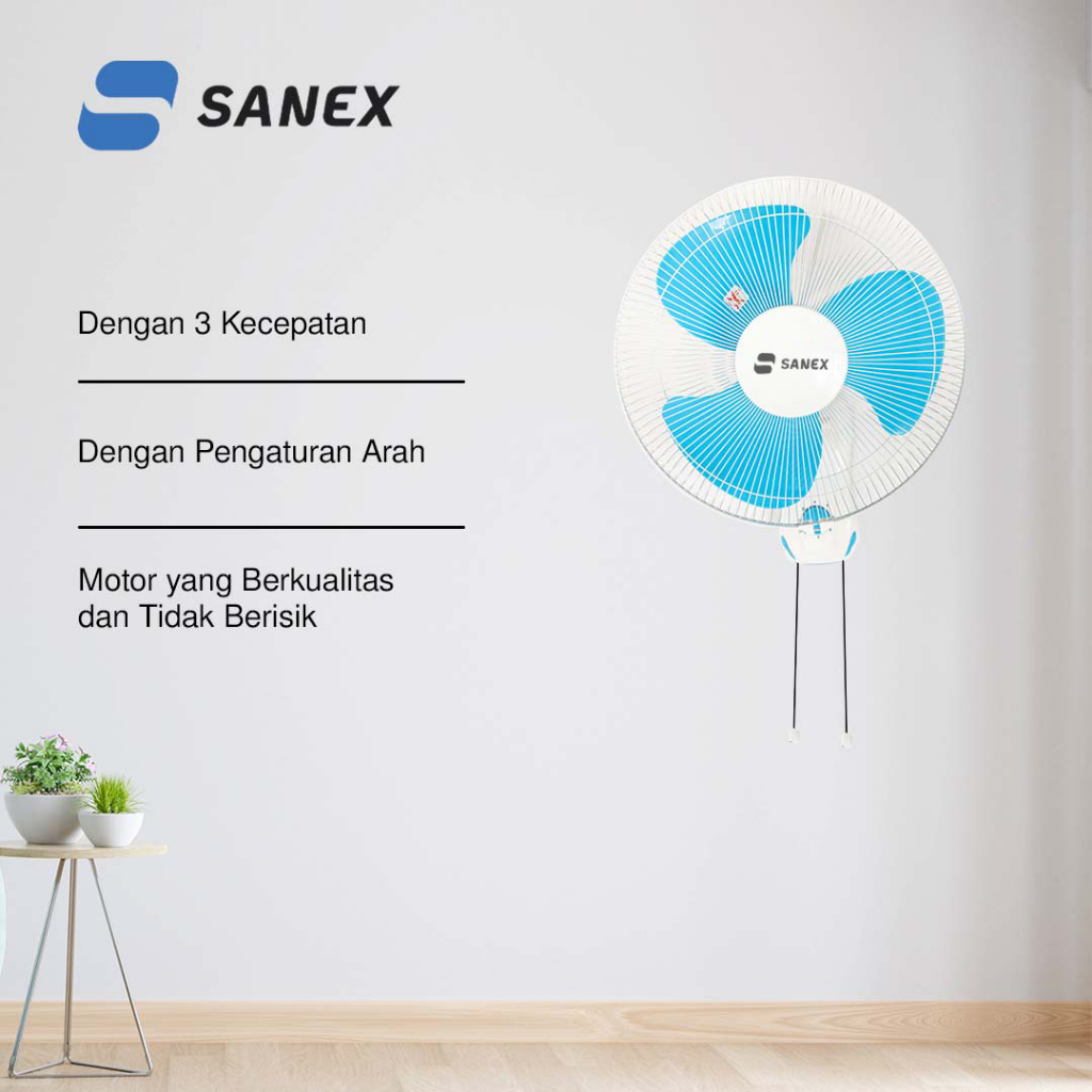 Jual SANEX Kipas Angin Dinding 16 Inch FW-1680 N | Shopee Indonesia