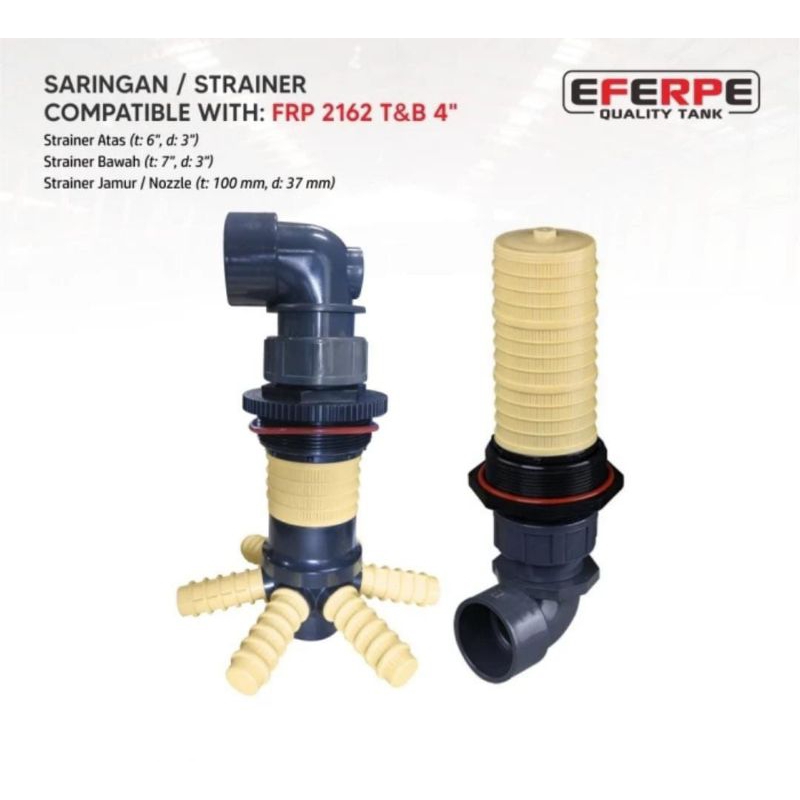 Jual Strainer Saringan Tabung FRP 2162 T&B 4 Inch | Shopee Indonesia