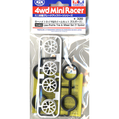 Jual Tamiya 15483 Low-Profile Tire & Wheel Set (Y Spoke) 15483 | Shopee ...