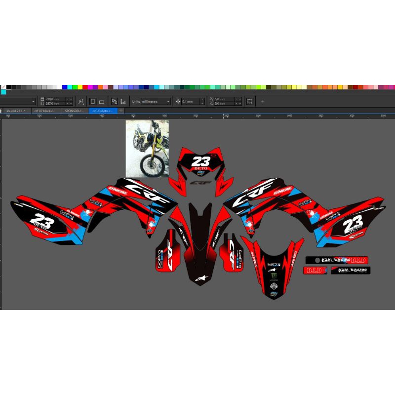 Jual Decal keren crf custom | Shopee Indonesia
