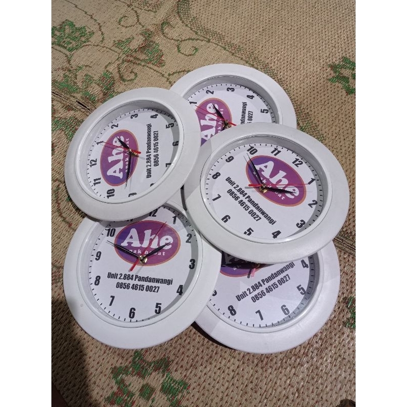 Jual Jam Dinding Custom langsung jadi 25 cm warna, Suka-suka tanpa ...