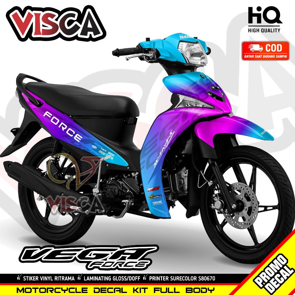 Jual Decal Vega Force Full Body Stiker Vega Force Full Body Striping ...