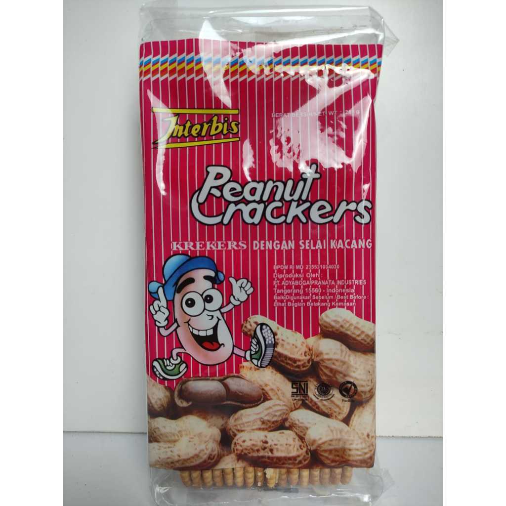 Jual Interbis Crackers Biskuit Coklat/Kacang Peanut @268gr | Shopee ...