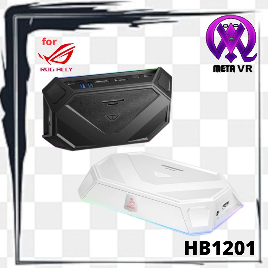 Jual JSAUX RGB Docking Station 12 in 1 HB1201 for ROG Ally | Shopee ...