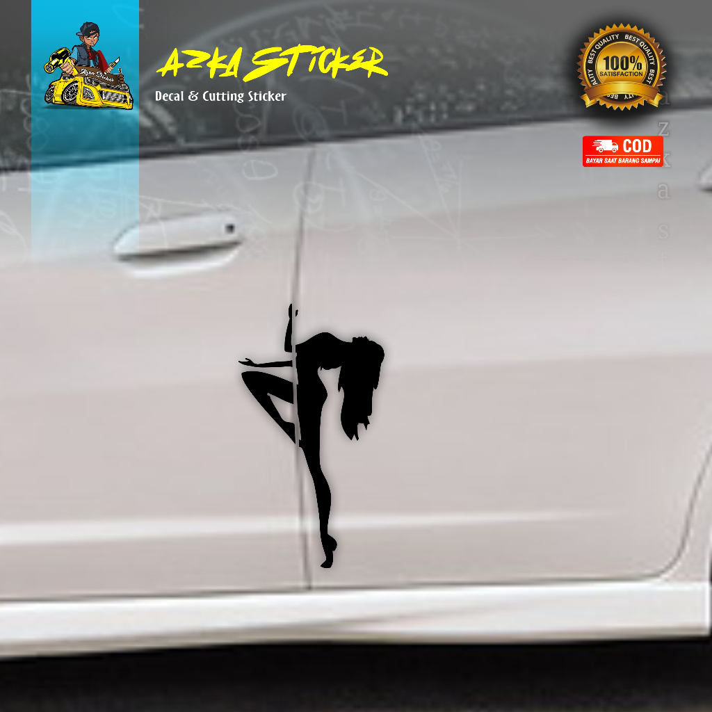 Jual Stiker Mobil Cutting Sticker Mobil CEWEK SEXY sticker mobil ...