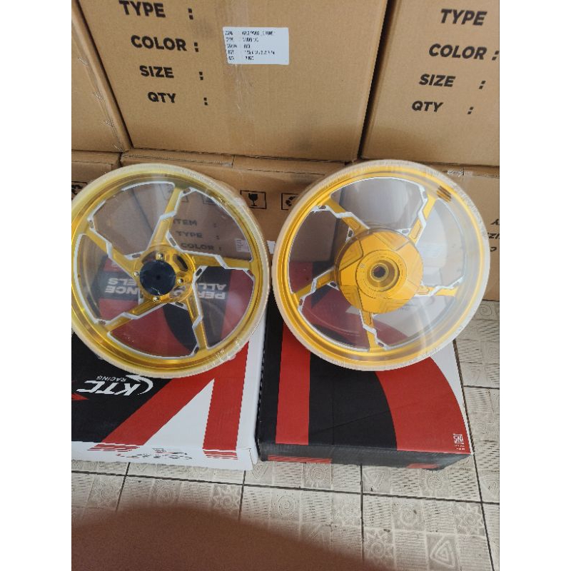 Jual VELG KTC RACING PIVOT TWO TONE BEAT SCOOPY VARIO 110 VARIO 150/125 ...