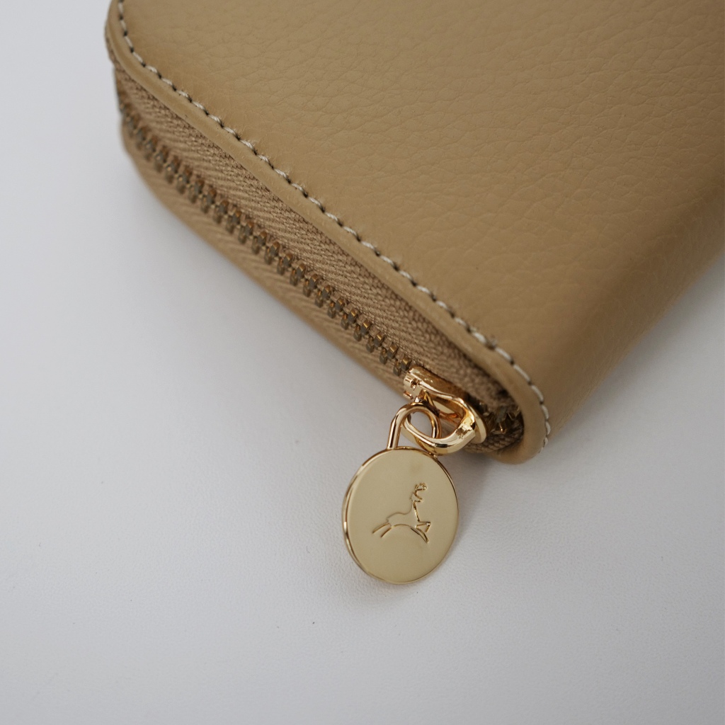 Jual POVILO AKORDIA WALLET BEIGE | Shopee Indonesia