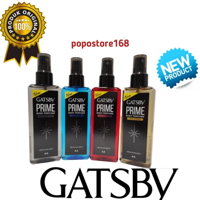 Jual PARFUM GATSBY PRIME BODY PERFUME 100ML/ MINYAK WANGI PRIA GATSBY ...