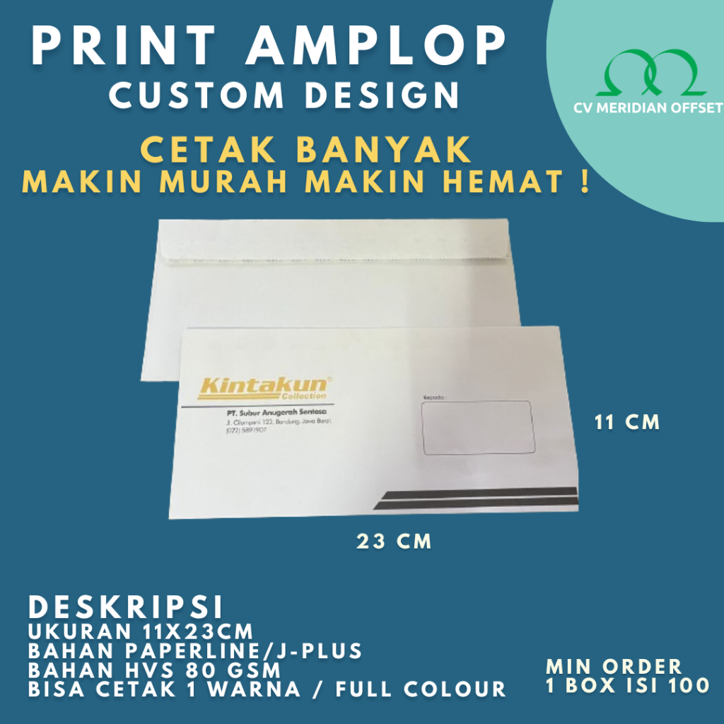 Jual Cetak Amplop custom Print Amplop custom murah bahan paperline ...