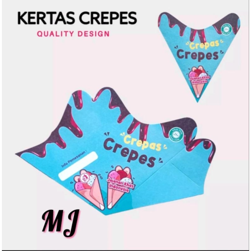 Jual Wadah Crepes 1 Pack 4 Gambar isi 50 Pcs // Kemasan Crepes Ukuran ...