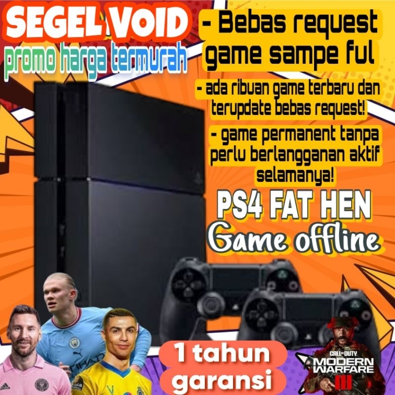 Jual PS4 FAT HEN 9.00 GAME PERMANENT SEGEL VOID (BISA REQUEST) | Shopee Indonesia