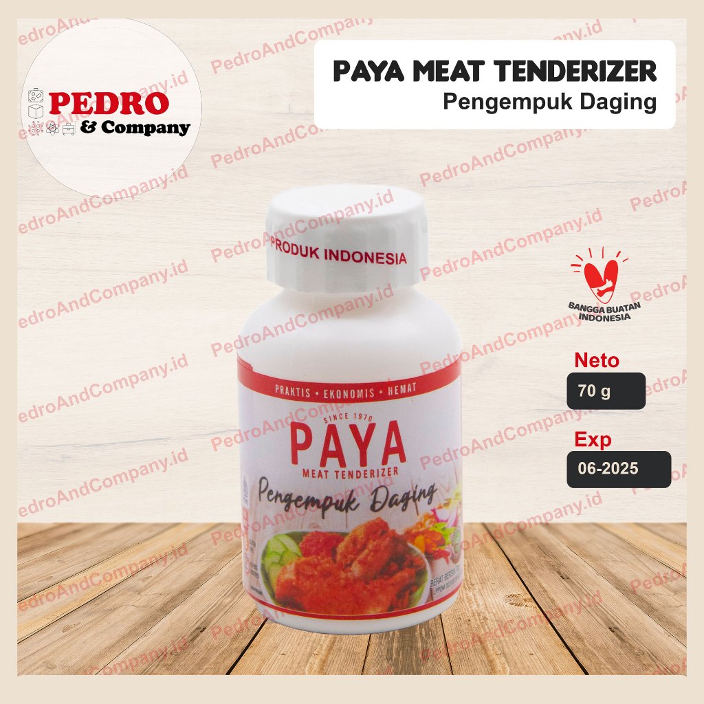 Jual Paya pengempuk daging 70 gram - meat tenderizer | Shopee Indonesia