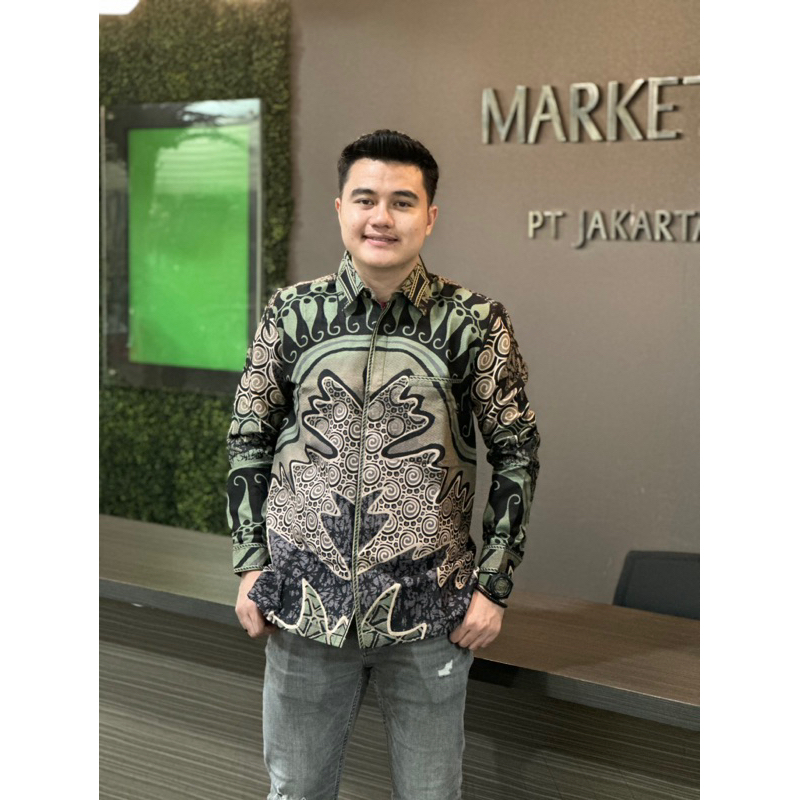 Jual Batik exclusive jaitan smock bahan doby solo premium full lapisan ...