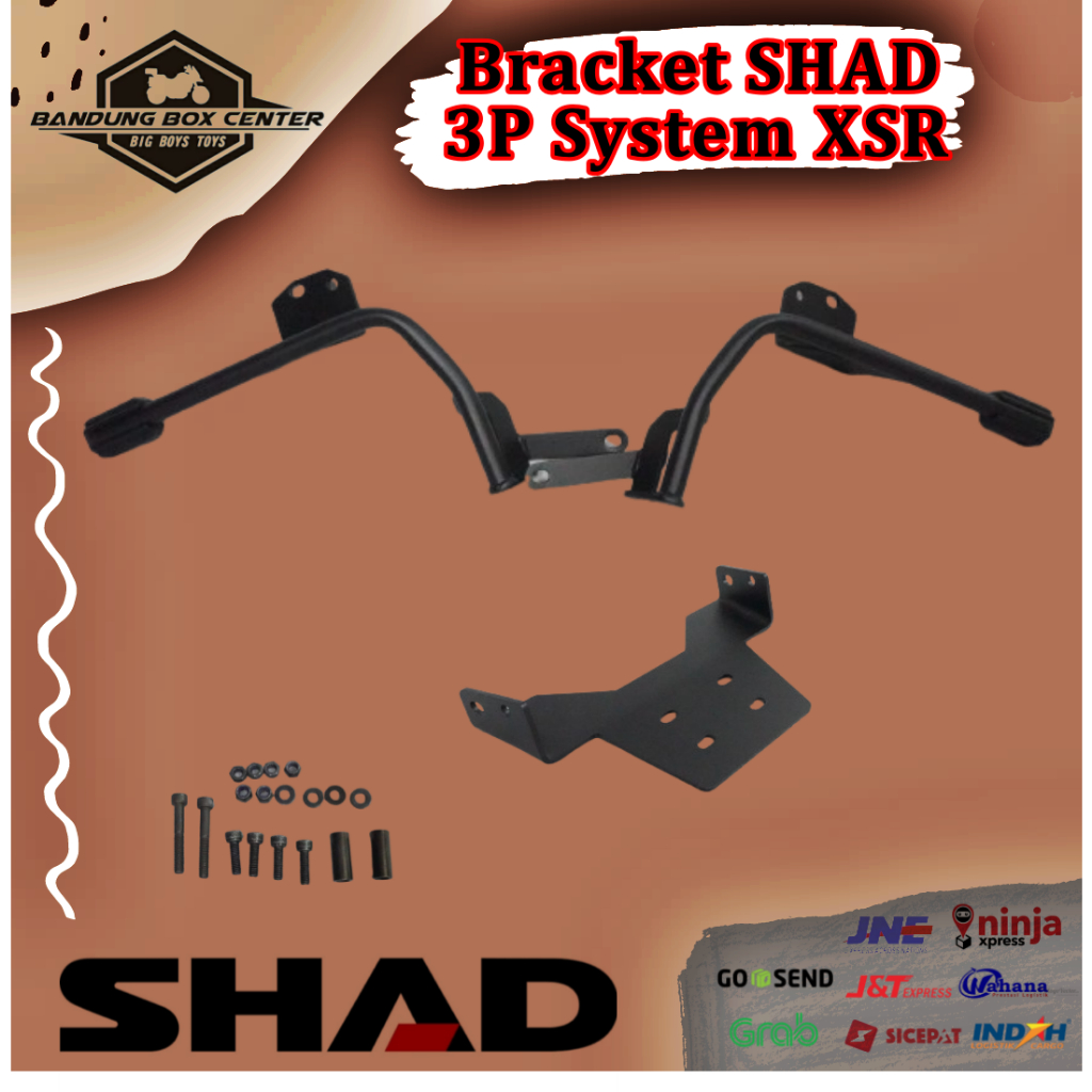 Jual Bracket SideBox Breket Side Box Shad 3P System Yamaha XSR SH23 ...