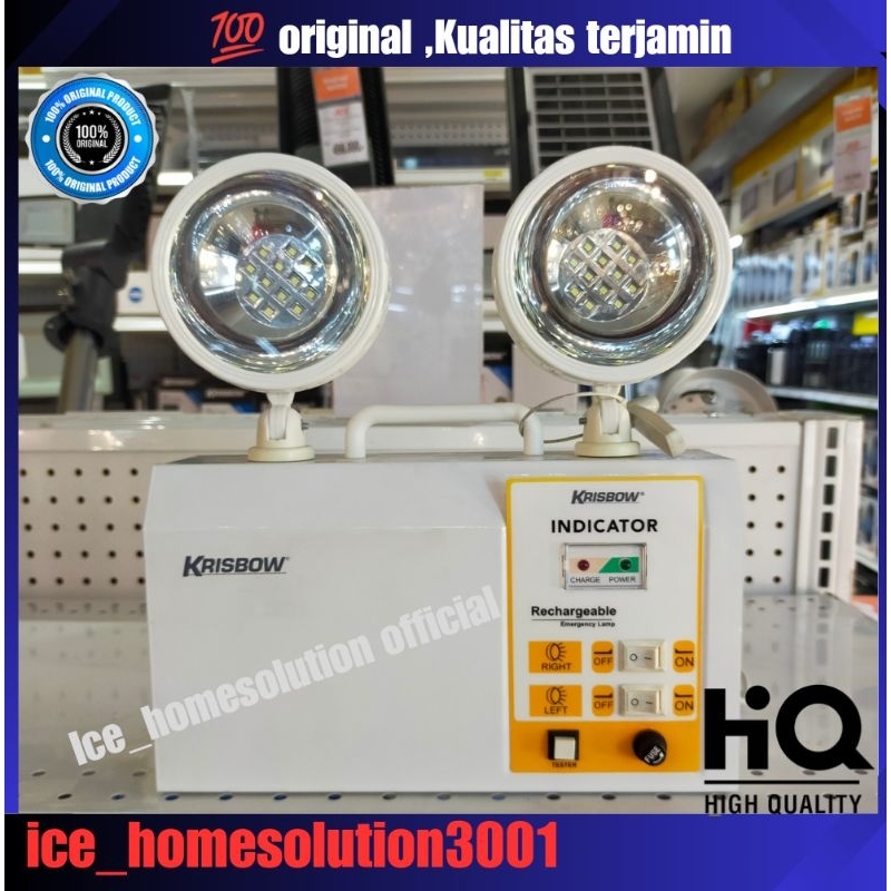 Jual powerlite Lampu Darurat Twin Spot Led/lampu emergency | Shopee ...