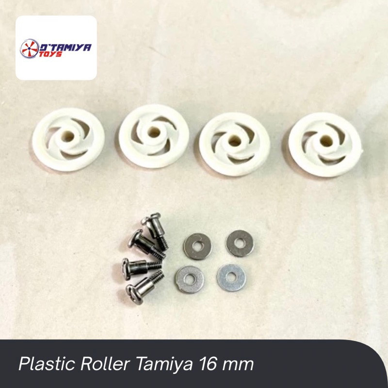 Jual Plastic Roller 16 mm Rollers Sets Tamiya isi 4 pcs - Roller Tamiya ...