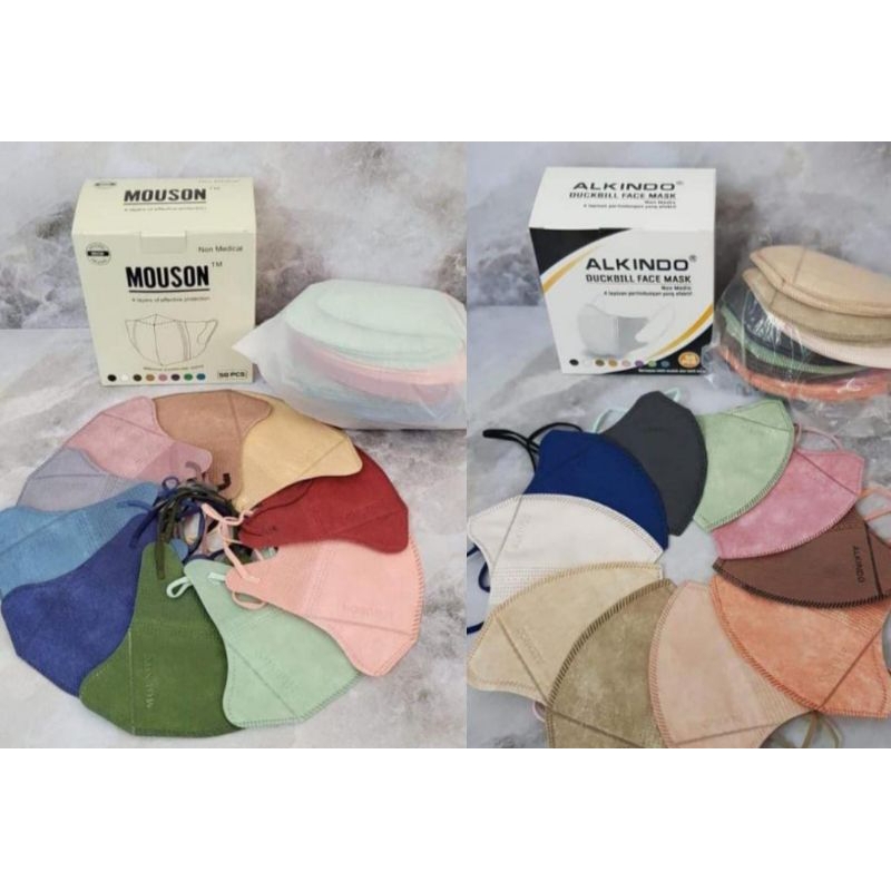 Jual Masker Duckbill Alkindo Mouson warna warni / Masker Murah / Masker ... Jual Masker Duckbill Alkindo Mouson warna warni / Masker Murah / Masker ...