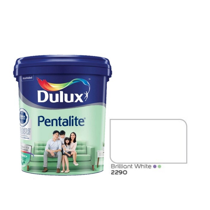 Jual DULUX PENTALITE ANTIBAC BRILLIANT WHITE 2.5L | Shopee Indonesia