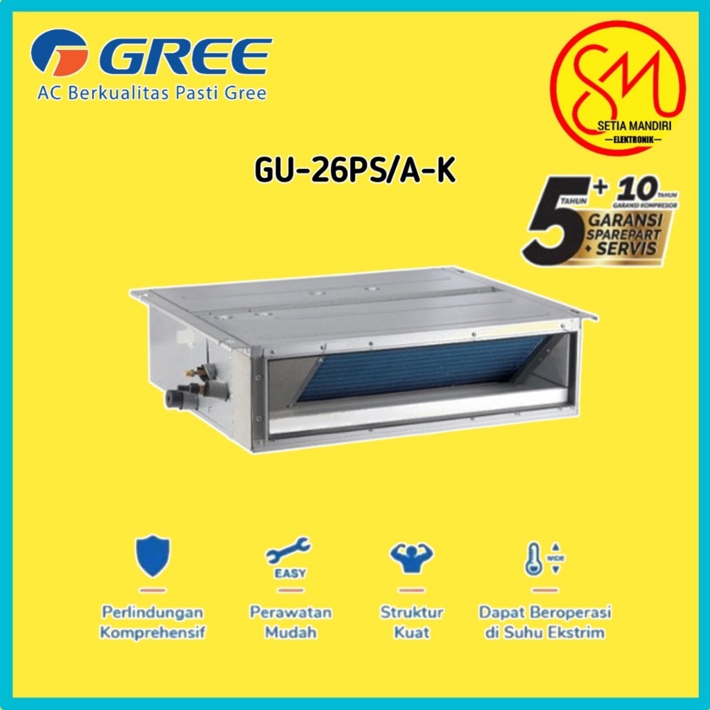 Jual AC GREE Split Duct PK GU26PS/A-K NON-INVERTER | Shopee Indonesia
