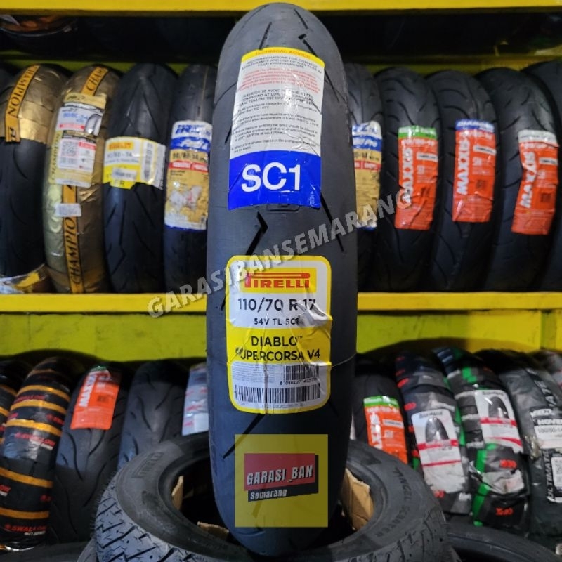Jual BAN PIRELLI DIABLO SUPERCORSA V4 110/70-17 PRODUKSI 2023 | Shopee ...