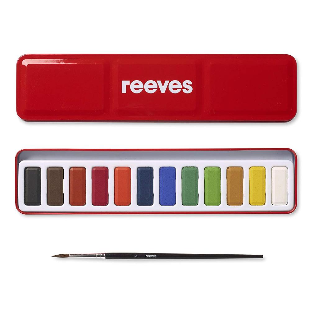 Jual Reeves Watercolor Set 12 Metal Tin | Shopee Indonesia