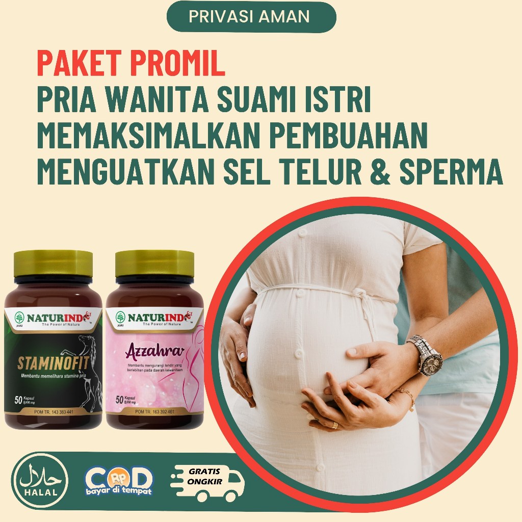 Jual Obat Promil Program Hamil Suami Istri Kesuburan Wanita Pria Penyubur Kandungan Staminofit ...