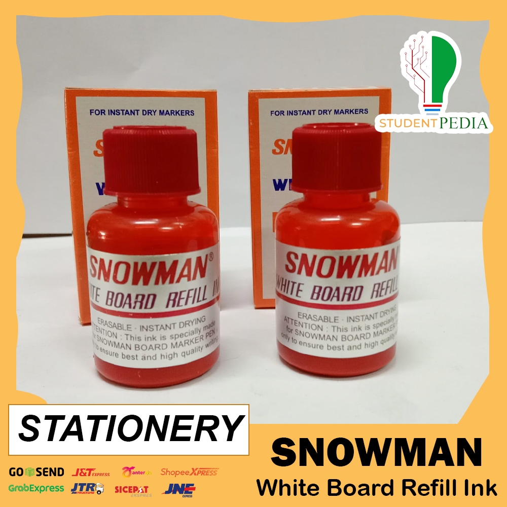 Jual White Board Refill Ink Snowman / Tinta Isi Ulang Spidol Snowman ...