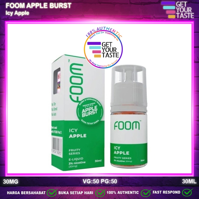 Jual Liquid Foom Apple Burst 30ML Authentic by Foom x B Project ...