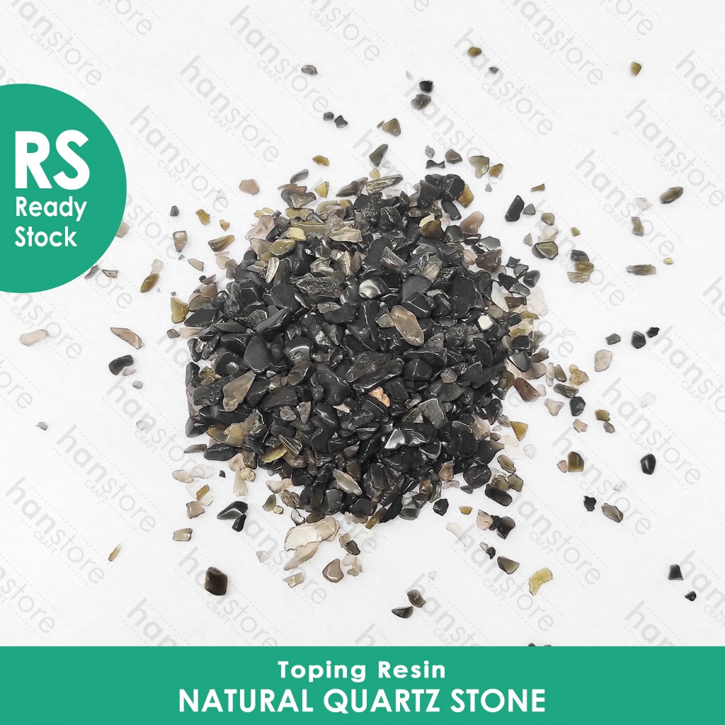 Jual RS 50 gram Natural Quartz Stone Chips / Kerajinan / Resin / Bahan ...