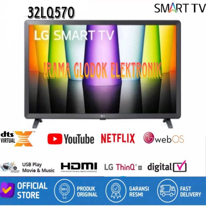 Jual LG LQ57 32 Inch Smart FHD TV - 32LQ570BPSA Garansi Resmi | Shopee Indonesia