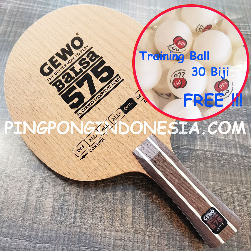 Jual Gewo Balsa Carbon 575 - Kayu Pingpong Blade Tenis Meja Bet Bat Offensive – | Shopee Indonesia