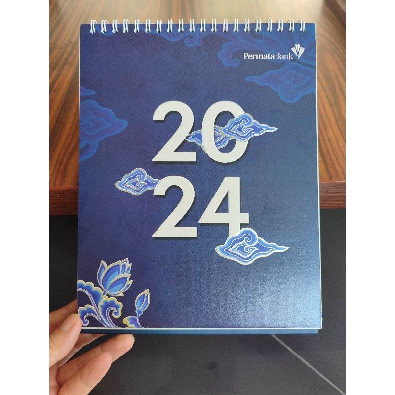 Jual Kalender Meja 2024 Bank Permata. Kalender duduk. | Shopee Indonesia