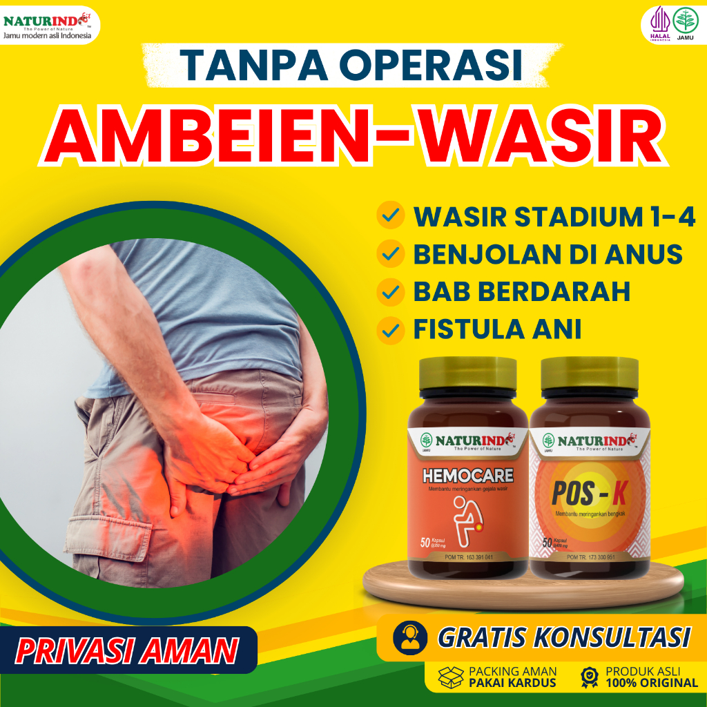 Jual Obat Ambeien Wasir Stadium 1-4 Tanpa Operasi Herbal Ambeyen ...