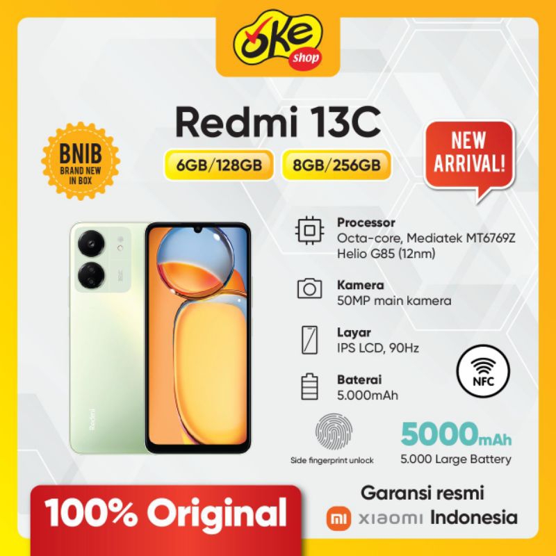 Jual Xiaomi Redmi 13C 6/128GB, 8/256GB | Shopee Indonesia