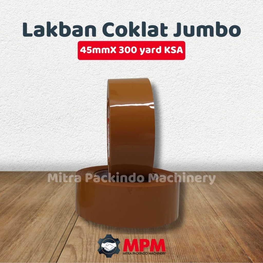 Jual Lakban Coklat Jumbo 300yard / Isolasi OPP Coklat 300 yard | Shopee ...