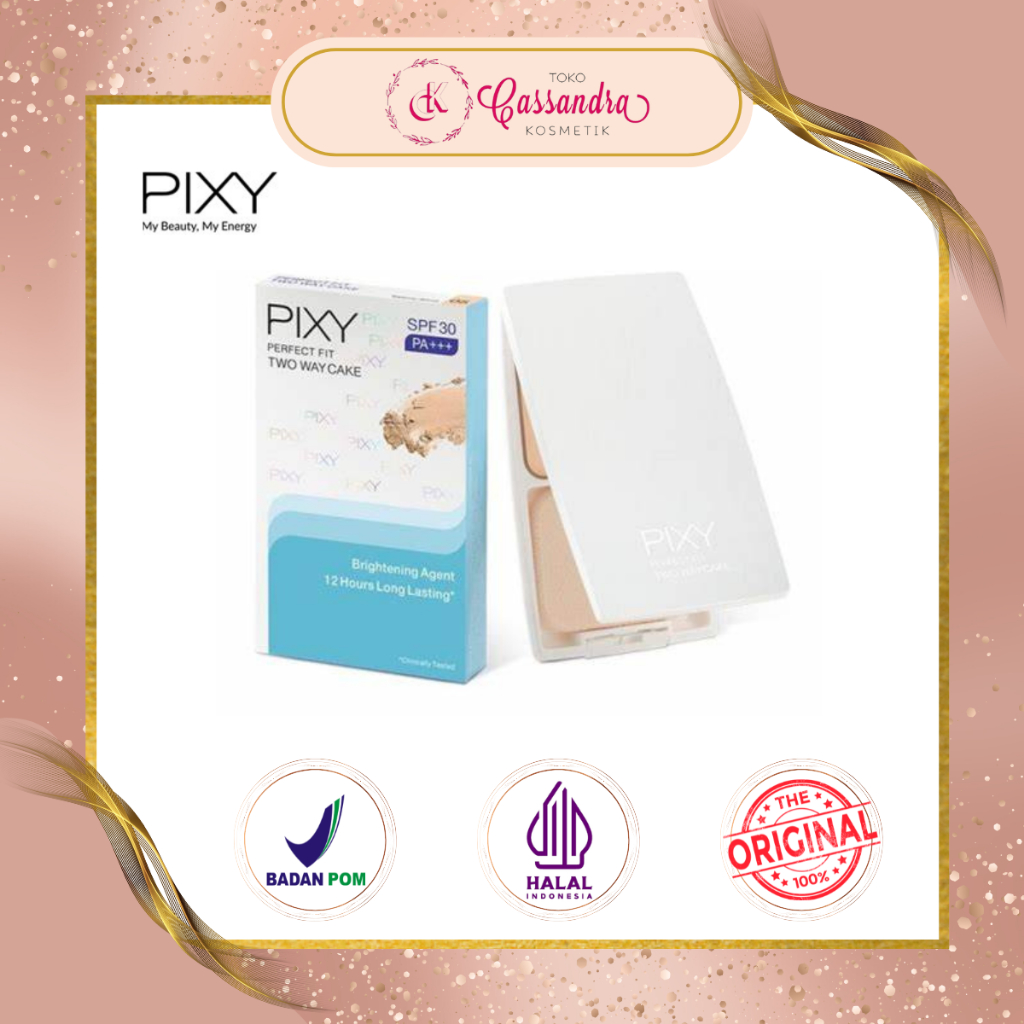 Jual PIXY TWO WAY CAKE PERFECT FIT FULL/REFILL | Shopee Indonesia