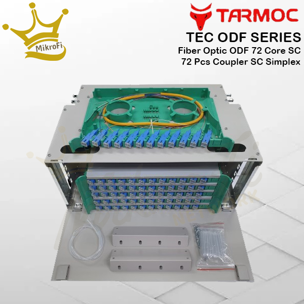 Jual Fiber Optic ODF/OTB 72 Core SC Lengkap Rackmount | ODF 72C SC ...