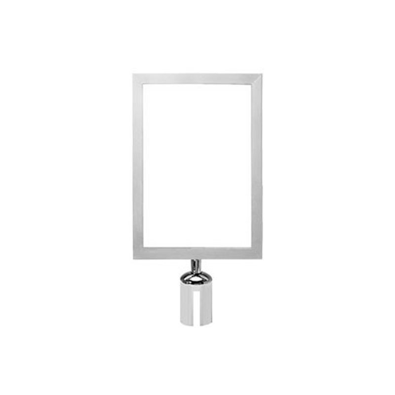 Jual Sign Frame A4 Stainless untuk Potrait dan Landscape / Papan Tiang ...