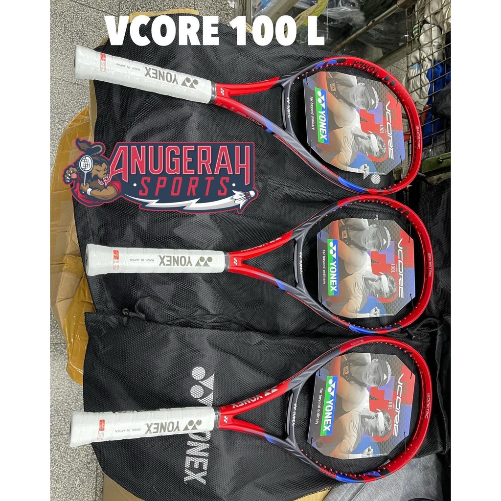 Jual Raket Tenis / Tennis YONEX VCORE 100 / 100+ / 100L SCARLET ORIGINAL | Shopee Indonesia