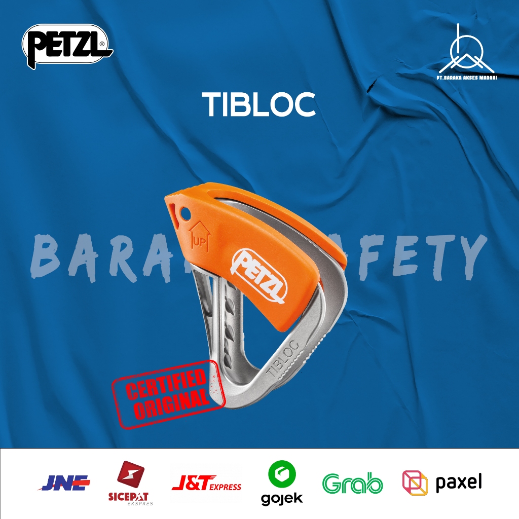 Jual PETZL TIBLOC Emergency Rope Clamp for Professional Industrial Work ...