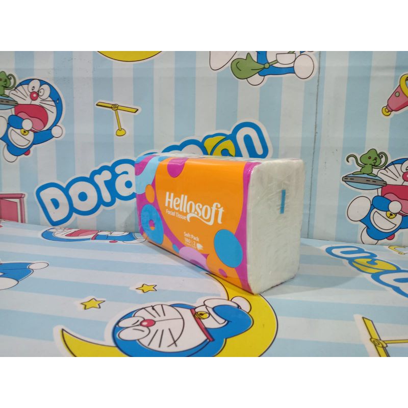 Jual TISU HELLOSOFT 180s 2ply PAKET 3, 6 & 8 pcs | Shopee Indonesia