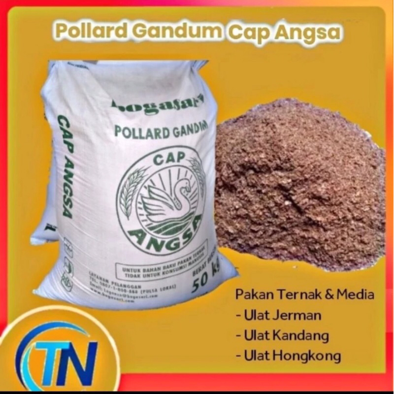 Jual POLAR GANDUM Pollard Cap Angsa Asli Bogasari PER 1 kg | Shopee ...