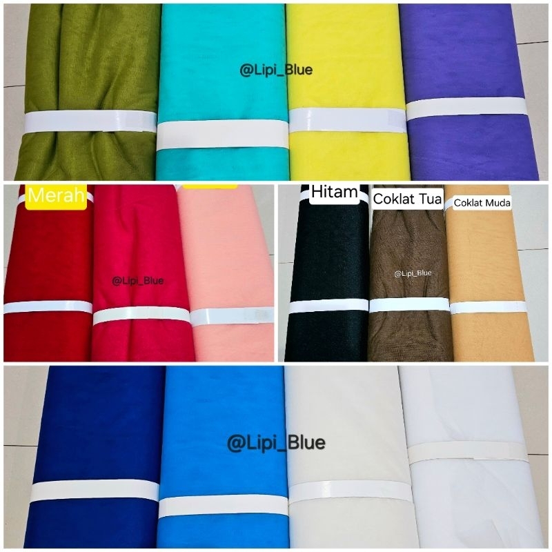 Jual Kain Tile (100 cm x 130 cm) | kain tulle polos | Shopee Indonesia