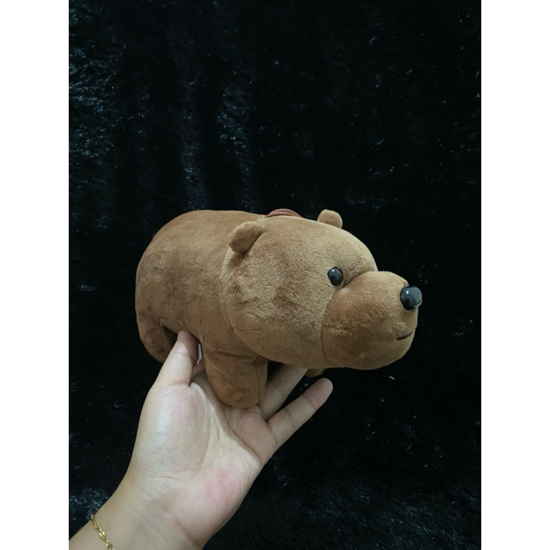 Jual Boneka Karakter Grizzly We Bare Bears Size 25x14cm Original 3924
