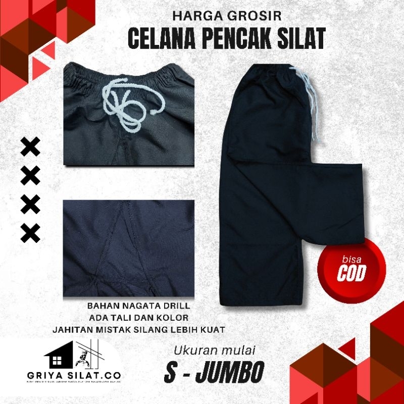 Jual Celana silat Komprang - Kombor Nagata Drill | Shopee Indonesia