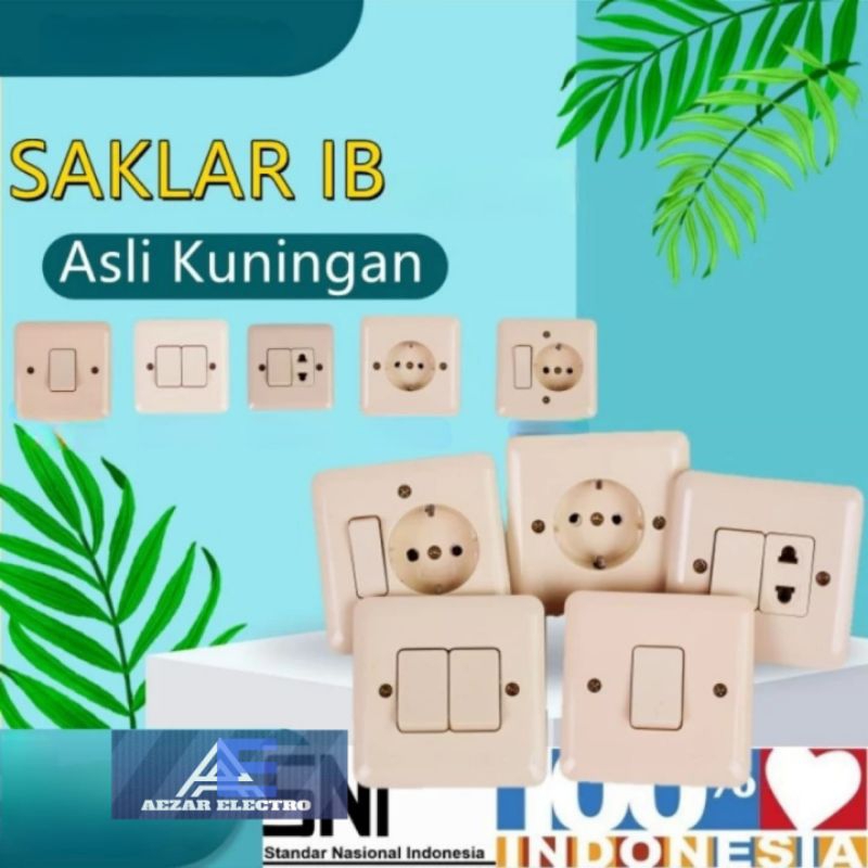 Jual Inbow IB Saklar Engkel Seri Stop Kontak Arde Model Broco | Shopee ...