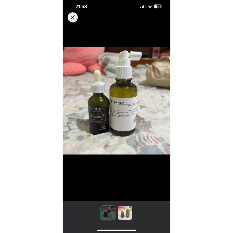 Jual lab on hair ampoule & spray | Shopee Indonesia